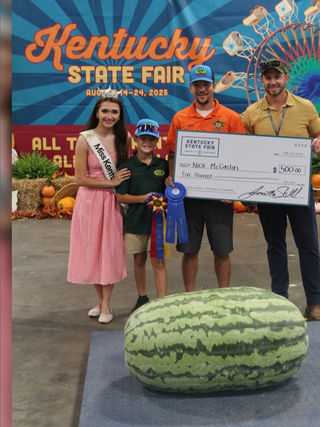 Kentucky State Fair crowns 2025 largest pumpkin, watermelon winners ...