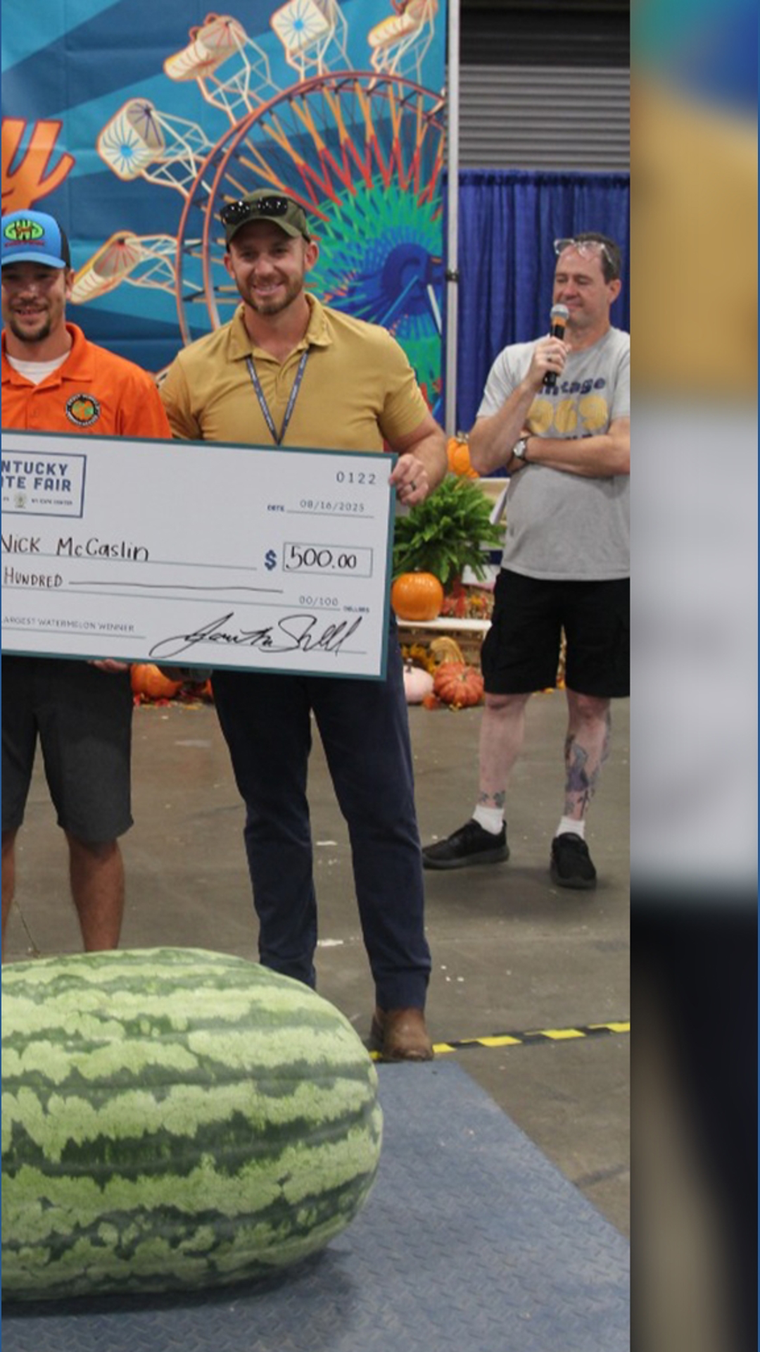 Kentucky State Fair crowns 2025 largest pumpkin, watermelon winners ...