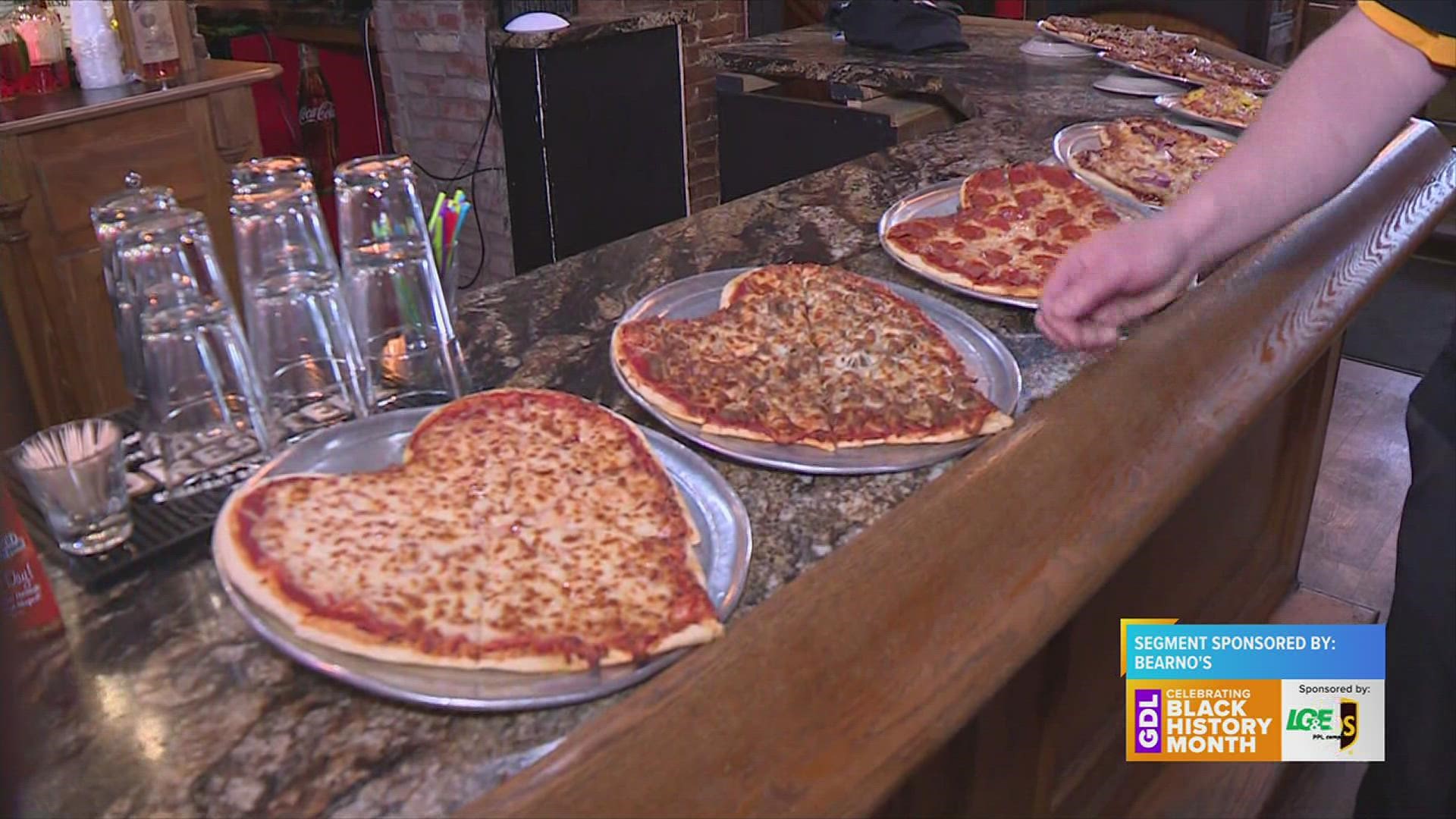 Celebrate Valentine's Day and Super Bowl with Bearno's heart-shaped ...