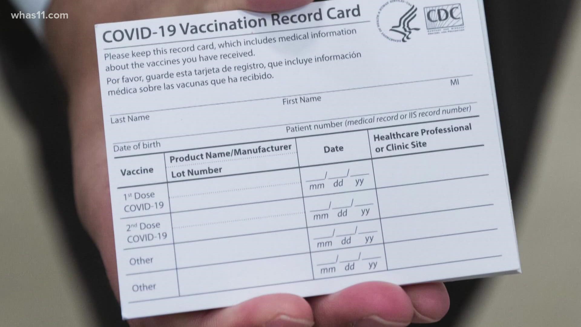 The rise of fake COVID-19 vaccination cards | whas11.com