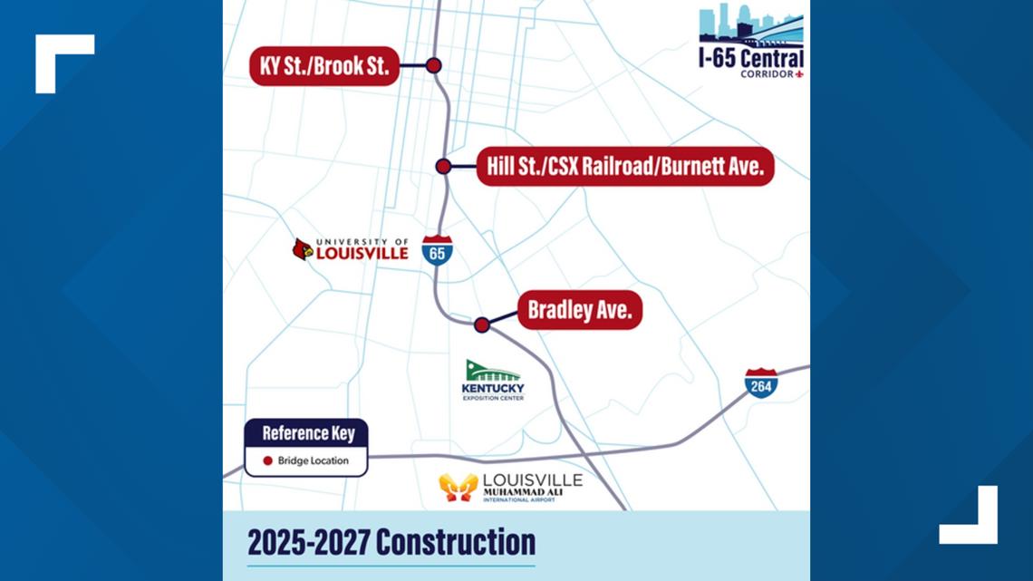 Closures announced ahead of I-65 construction project in downtown ...
