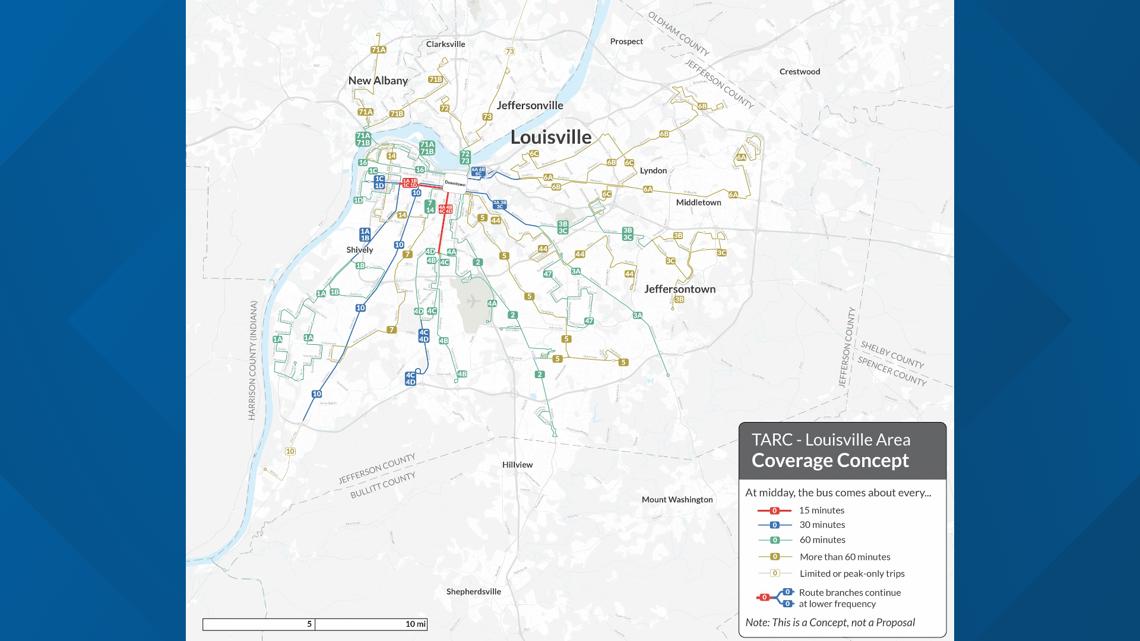 TARC rolls out 2025 network redesign concepts | whas11.com