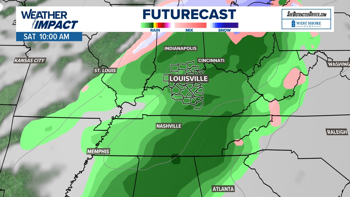 What temperature does snow melt? | Louisville winter weather forecast ...