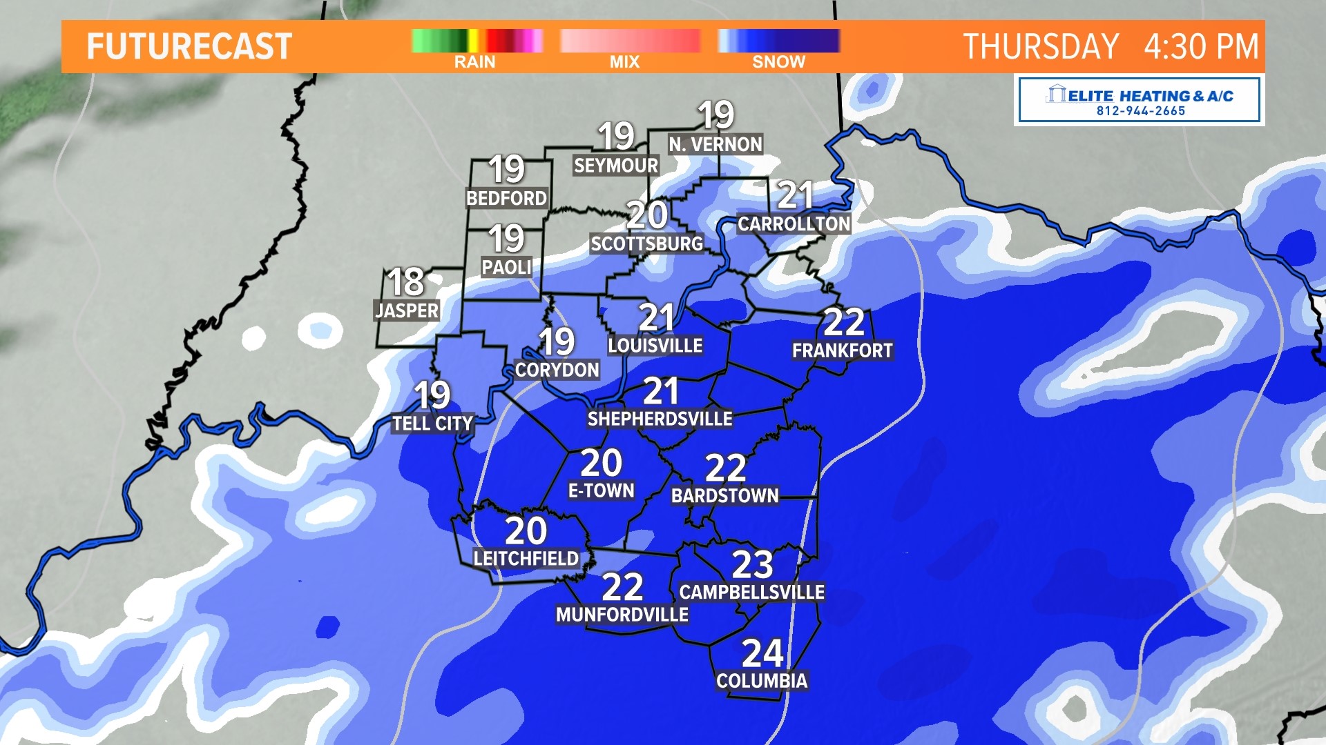 Winter storm: Tracking 1st snow across Louisville, Kentuckiana | whas11.com