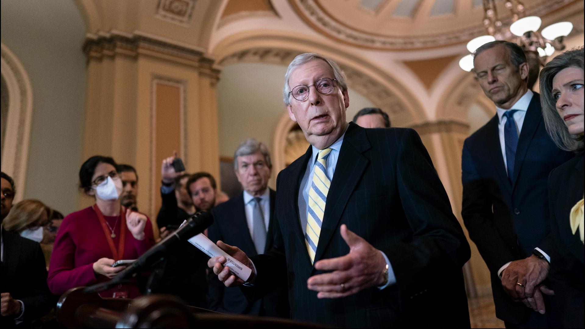 Sen. Mitch McConnell returns home after days-long hospital stay ...