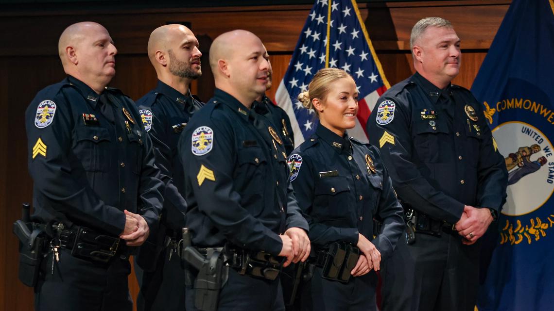PHOTOS: Louisville officials honor Metro Police officers' promotions ...