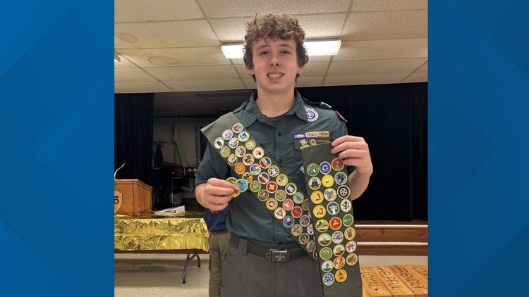 Kentucky Boy Scout earns all 138 merit badges | whas11.com