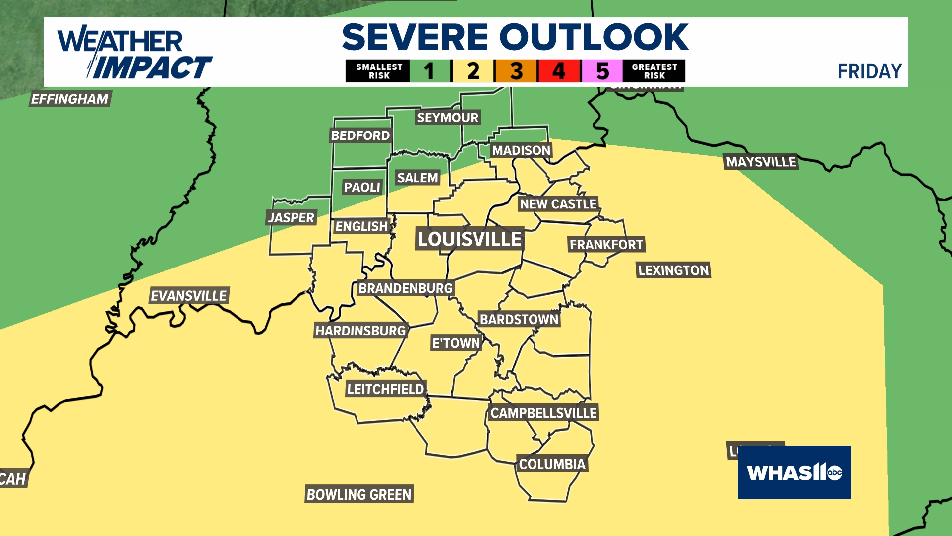 Tracking severe weather in Louisville-area Friday; Timing out threats ...