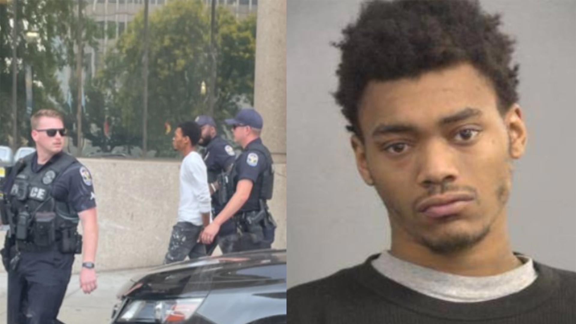 Police were searching for a man wanted for felony dog torture. He was ...