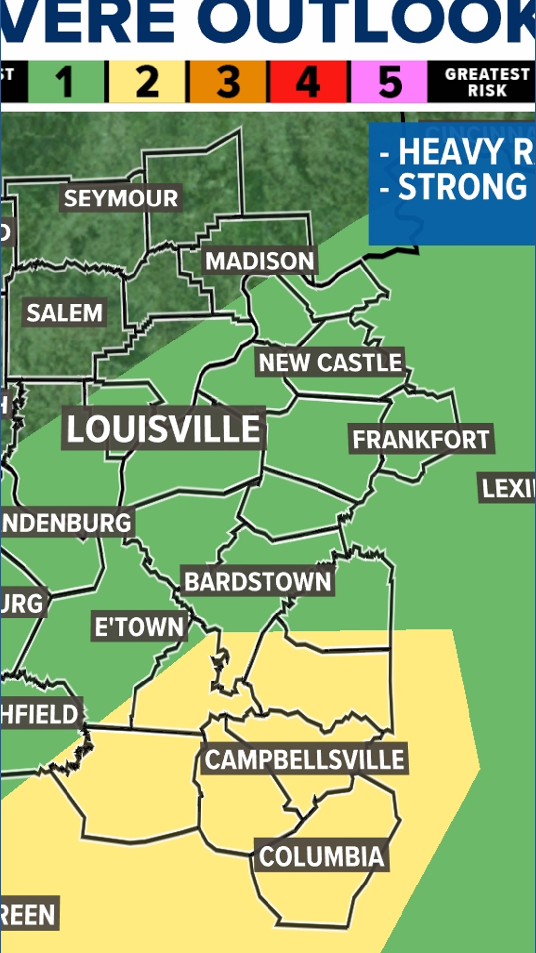 Strong storms possible Friday in Kentucky | Weather Impact Alert Day ...