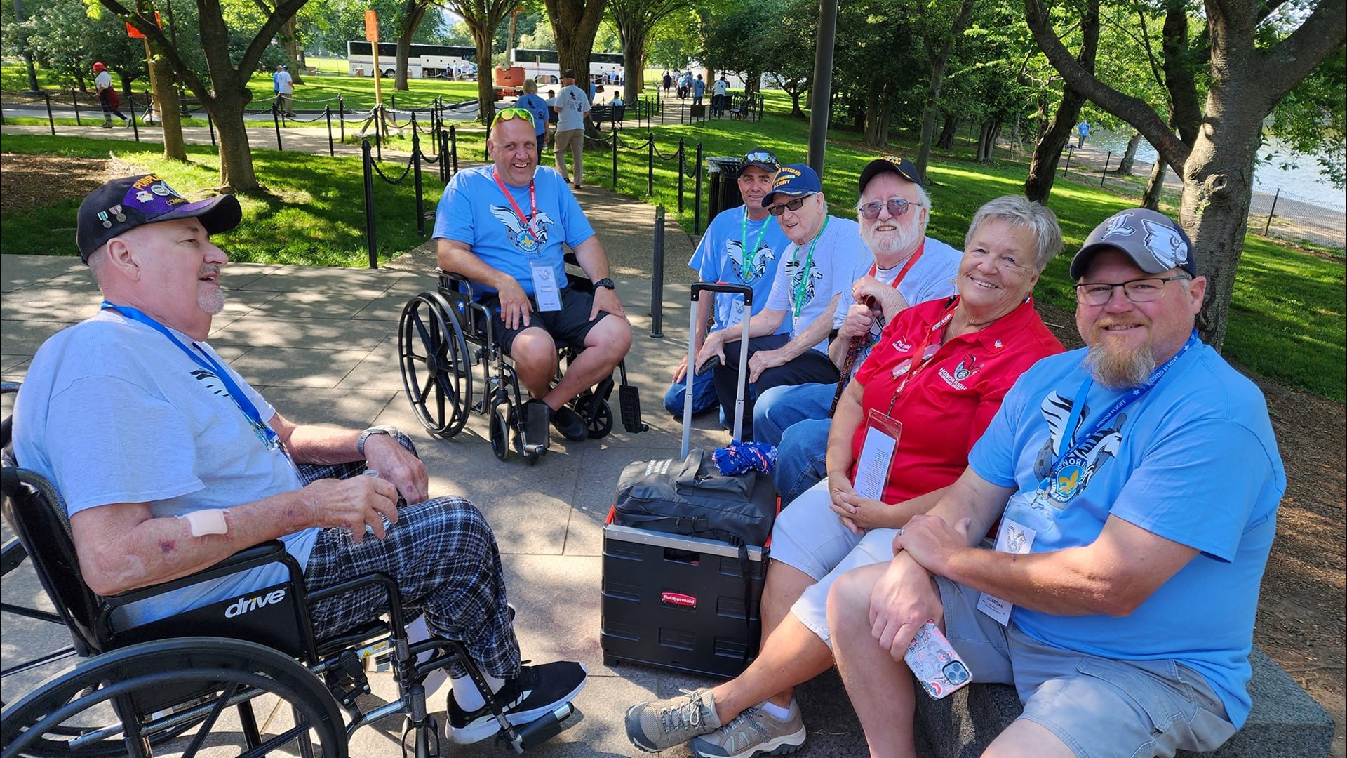 PHOTOS | Brooke Hasch, Jessica Farley join first Honor Flight Bluegrass ...