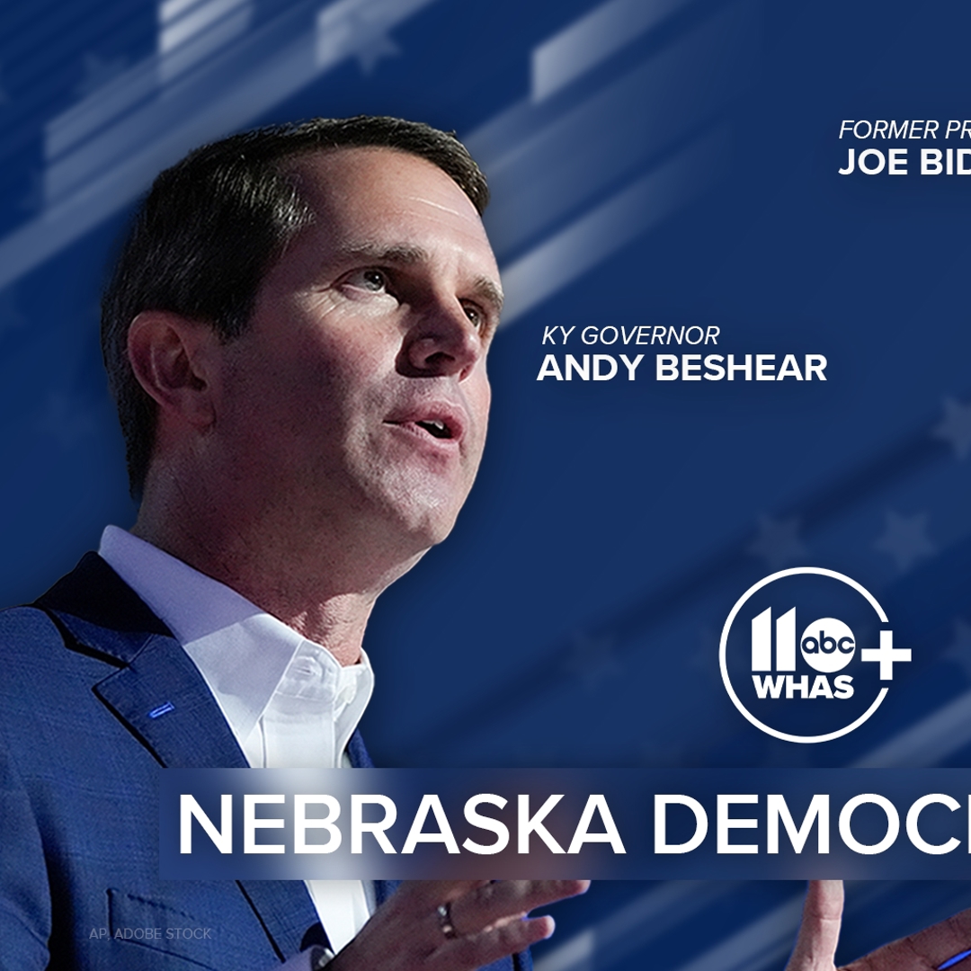 Gov. Andy Beshear speaks at Nebraska Democrats' Gala alongside former ...