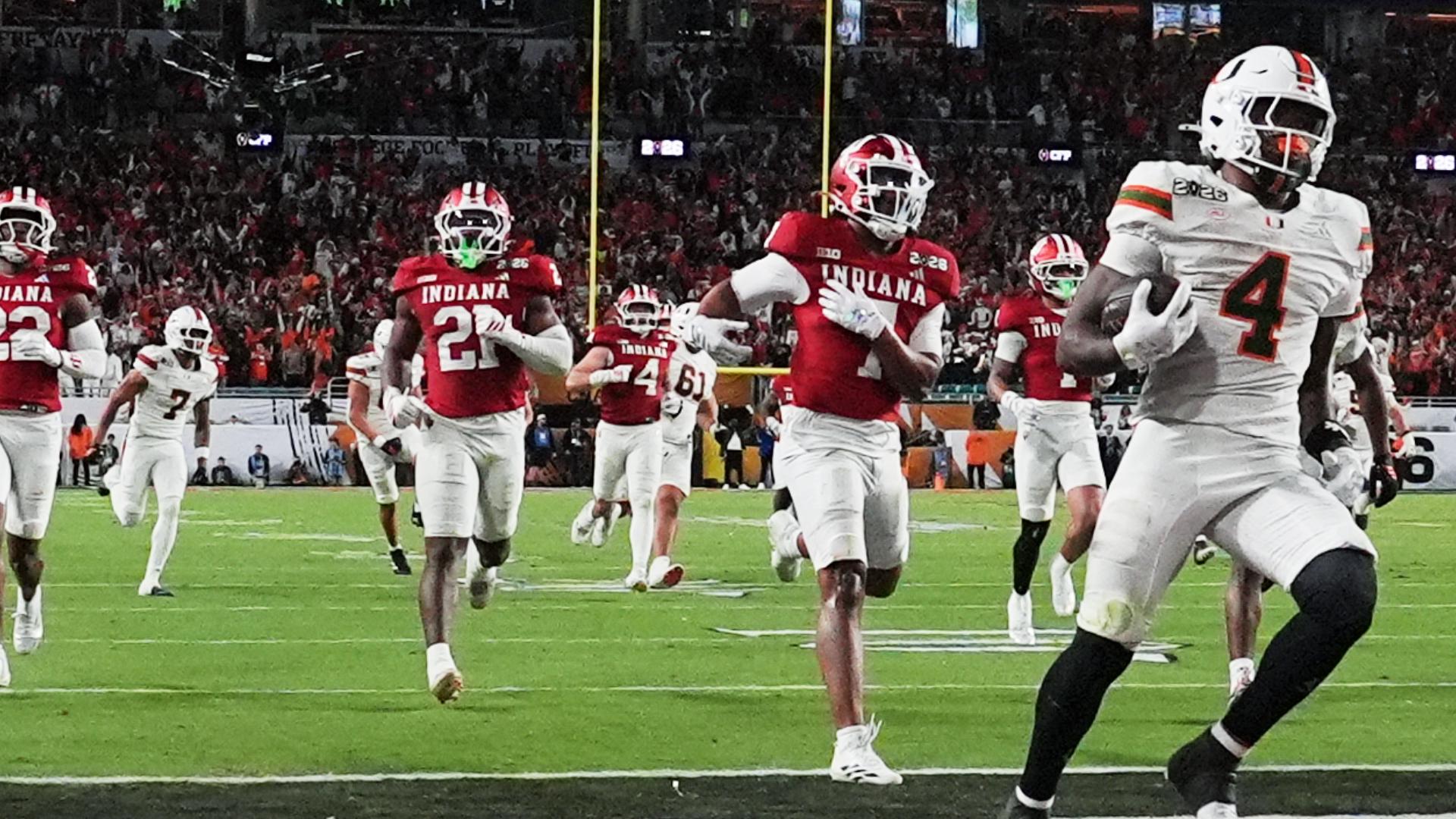 Photo | Highlights from the Indiana-Miami College Football Playoff ...