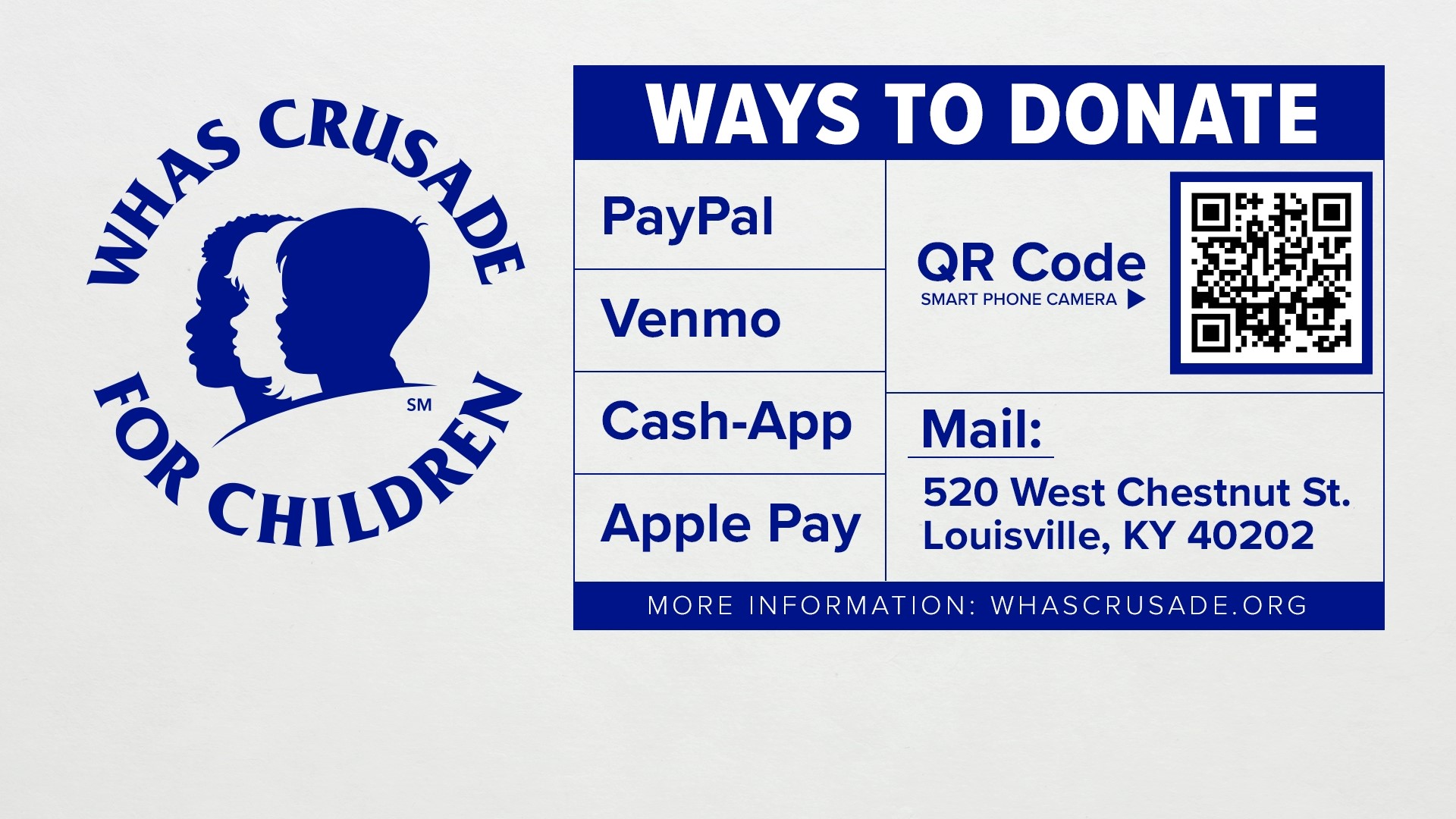 WHAS Crusade for Children | How to donate, watch 70th telethon | whas11.com