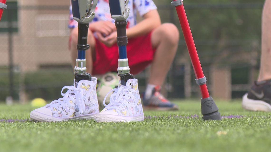 Clinic helps those with limb loss learn art of soccer | whas11.com
