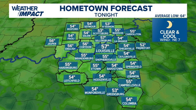 Kentucky, southern Indiana weather forecast: WHAS11 in Louisville ...
