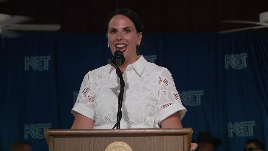 Ashli Watts makes history as first female emcee at Fancy Farm picnic ...