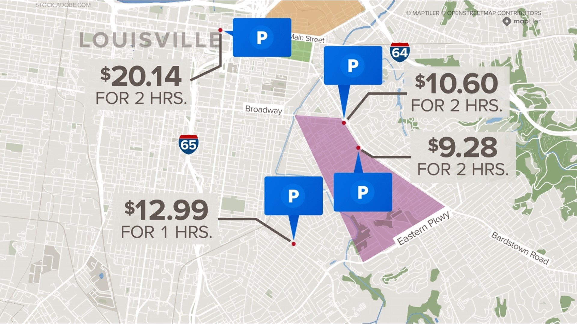 Expensive QR code parking lots in Louisville | whas11.com