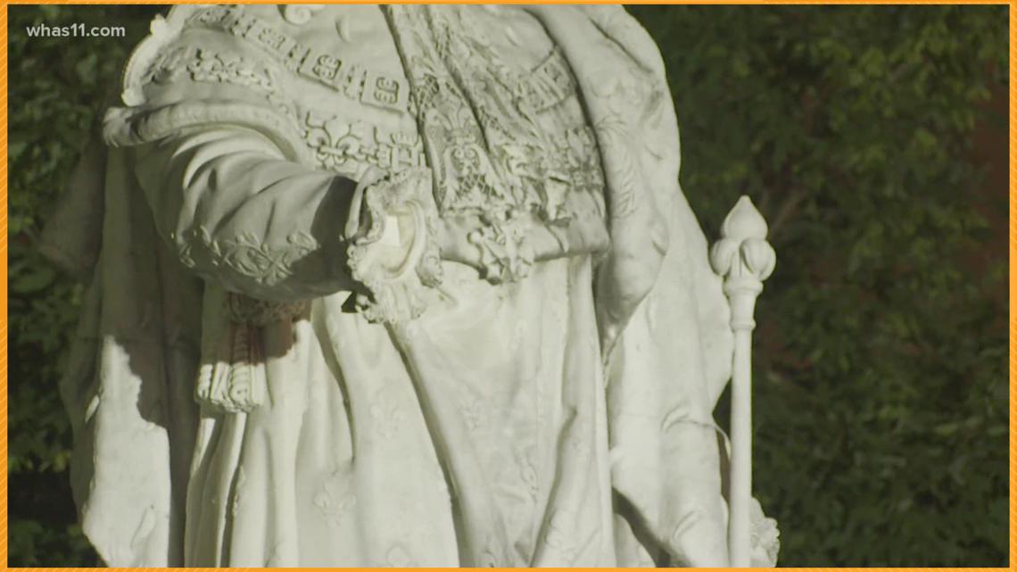 Will King Louis statue to be reinstalled in downtown Louisville ...