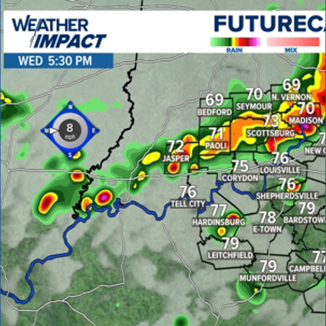 Severe storm risk Wednesday: Damaging wind, hail, isolated tornadoes ...