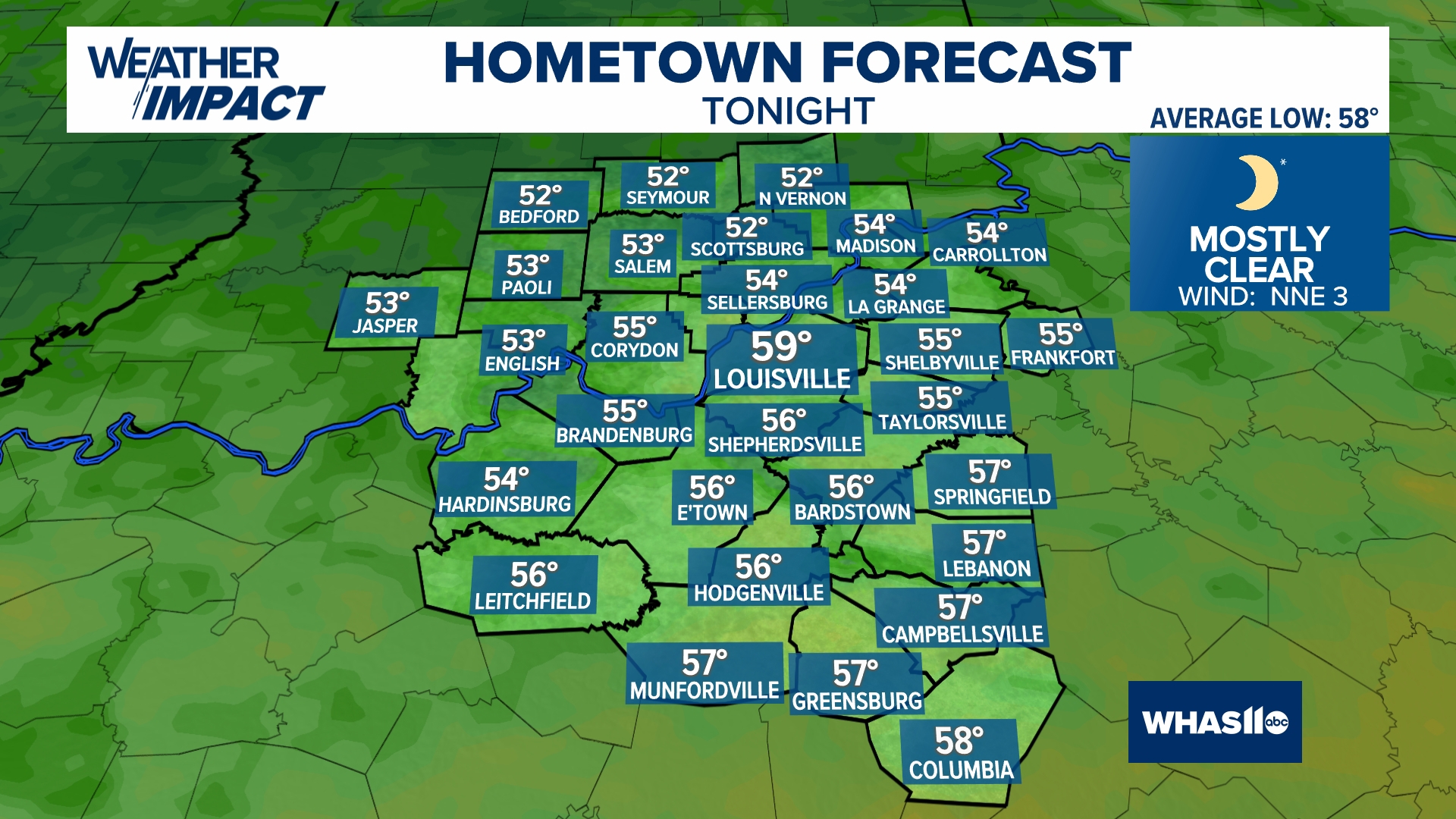 Kentucky, southern Indiana weather forecast: WHAS11 in Louisville ...
