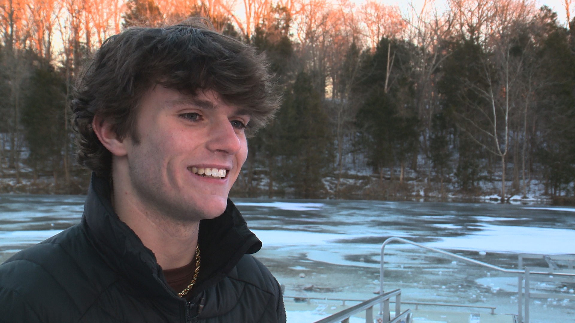 High school senior rescues 2 girls who fell through ice at McNeely Lake ...