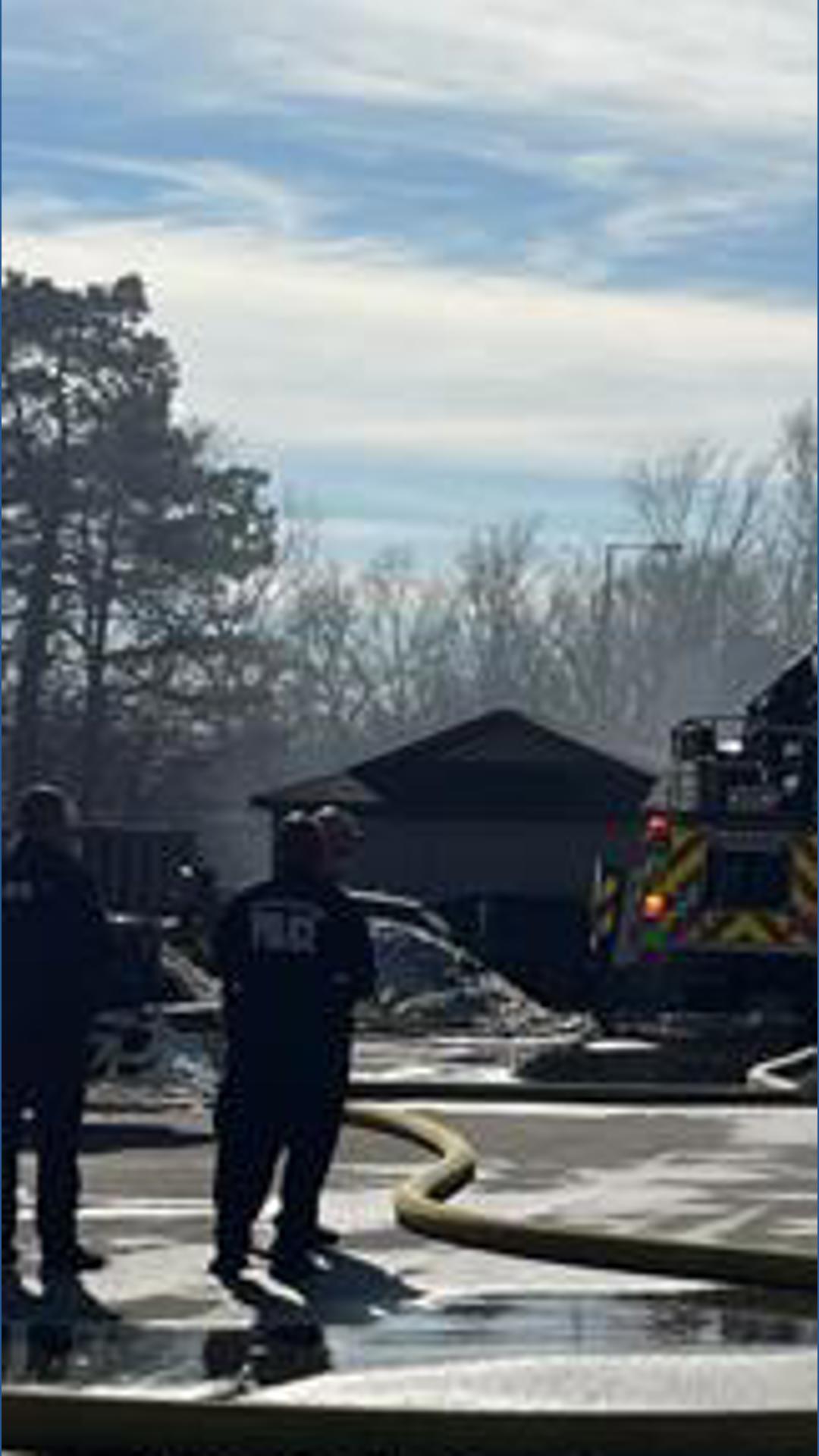 'It was horrifying:' Large fire collapses roof at Jeffersontown ...