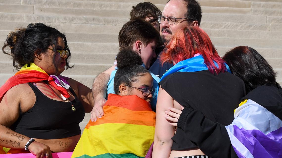 Louisville rally calls out anti-LGBTQ bills in Kentucky | whas11.com