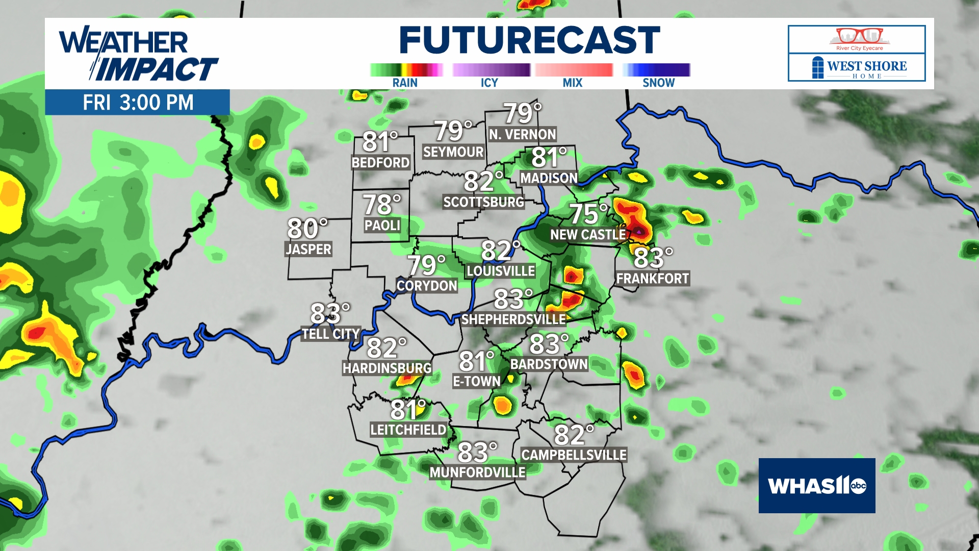 When will Kentucky and Indiana be hit by storms on Friday? Latest ...