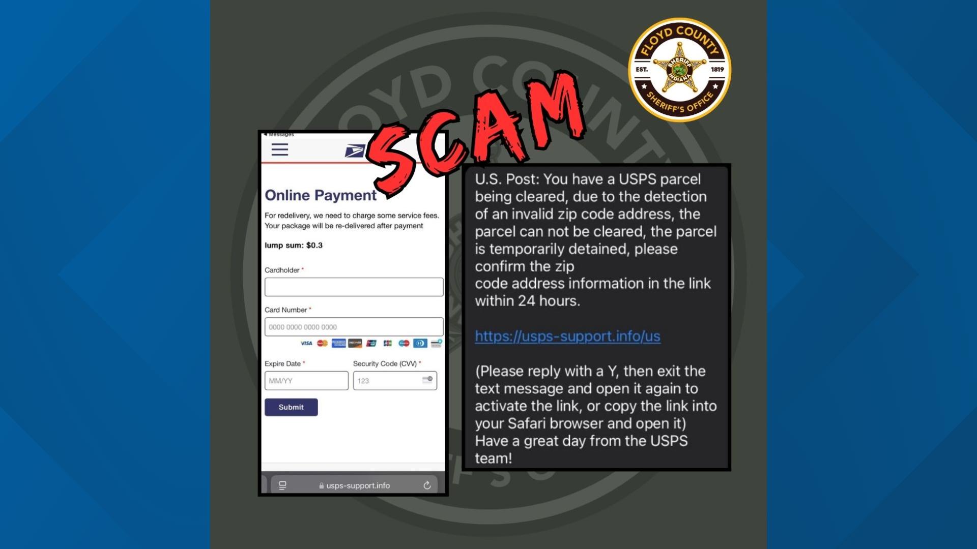 Police warn of post office text scam | whas11.com