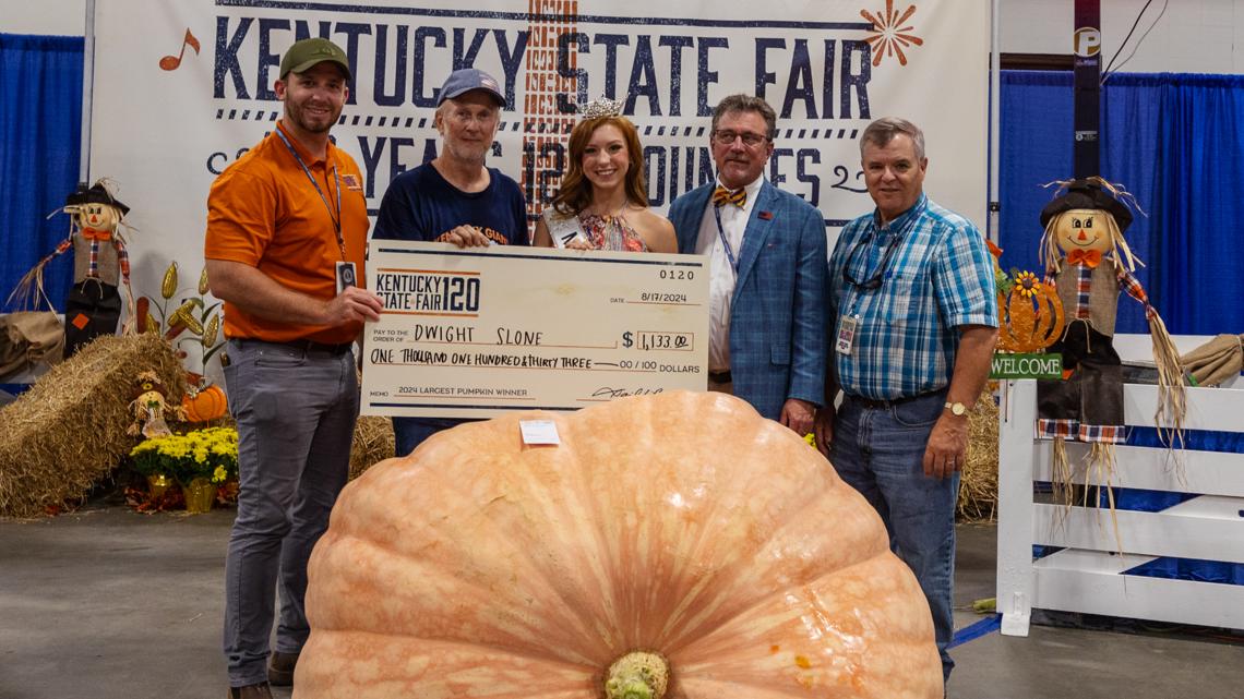 Kentucky State Fair crowns winners of largest pumpkin, watermelon ...