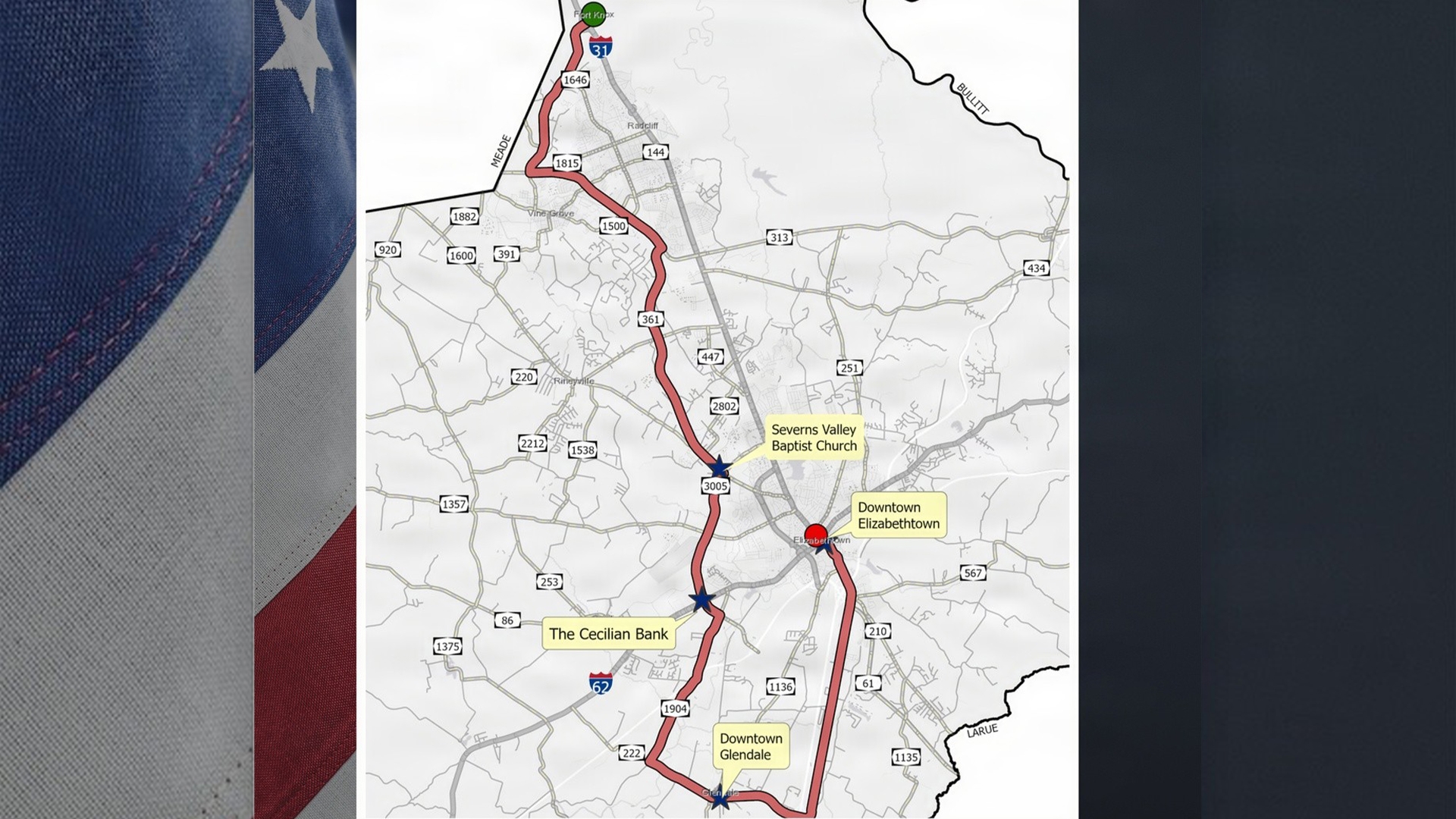 Procession route: Hardin County soldier killed in Iran war returns home ...