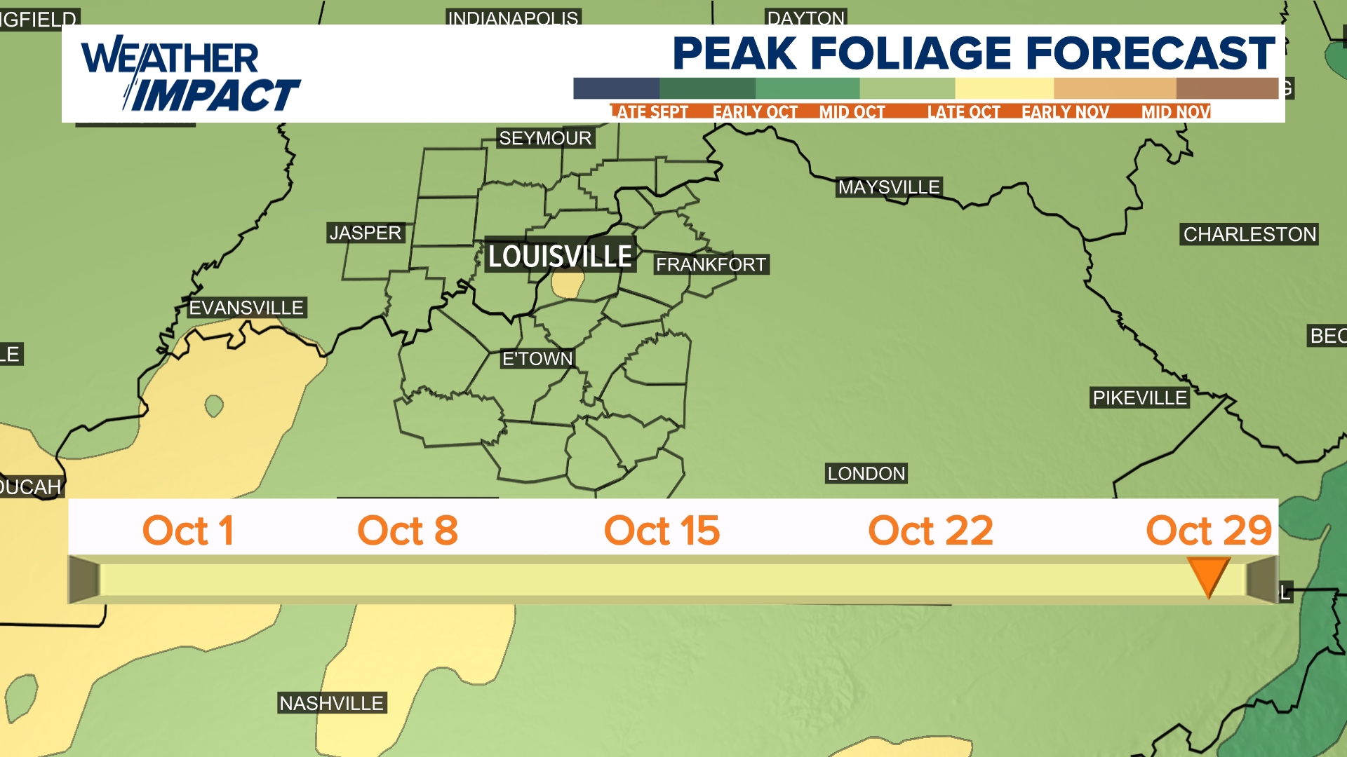 Here's when can you expect fall colors to peak in Kentucky | whas11.com