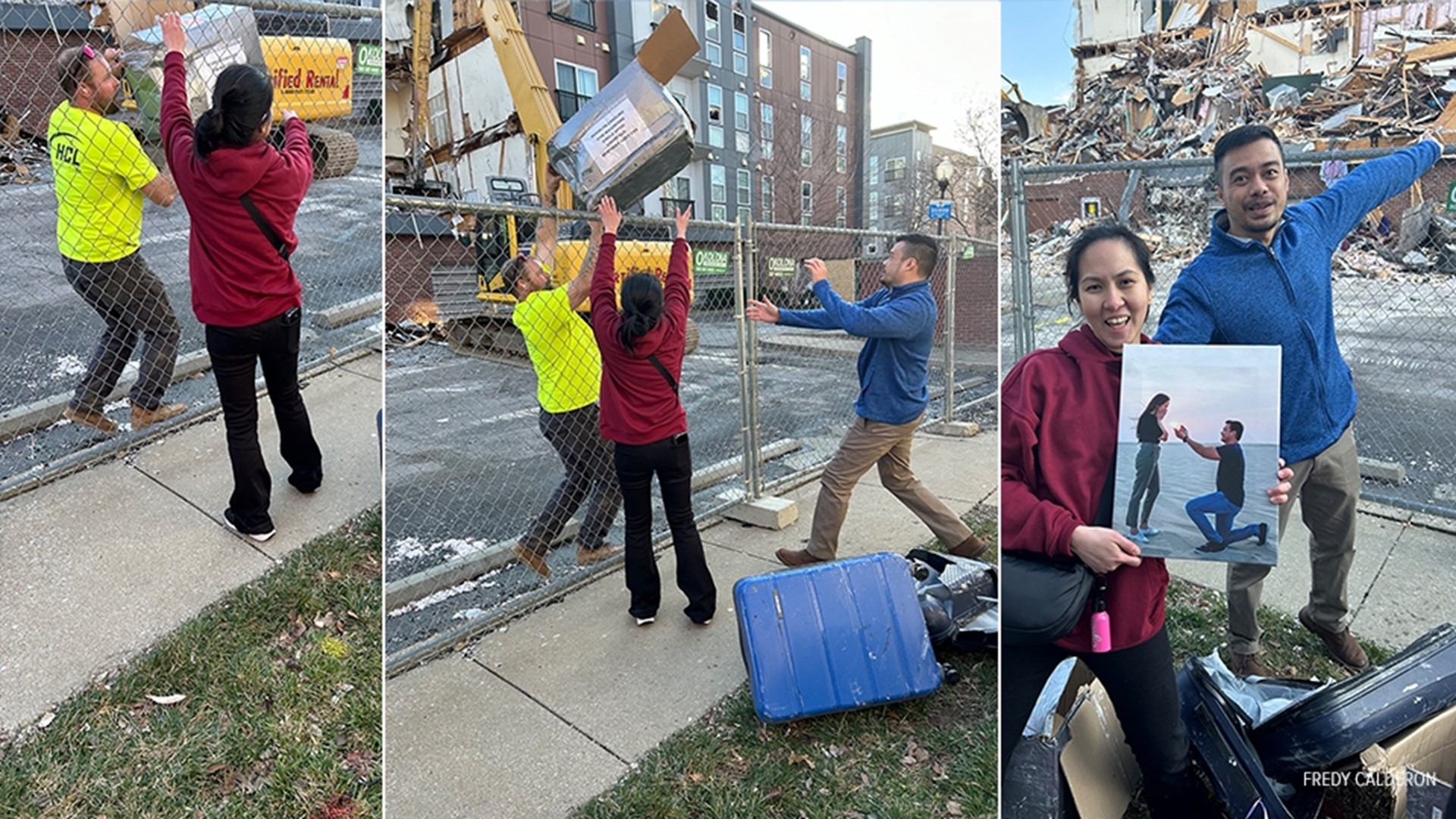 Demolition begins on burned, collapsed NuLu apartment complex | whas11.com