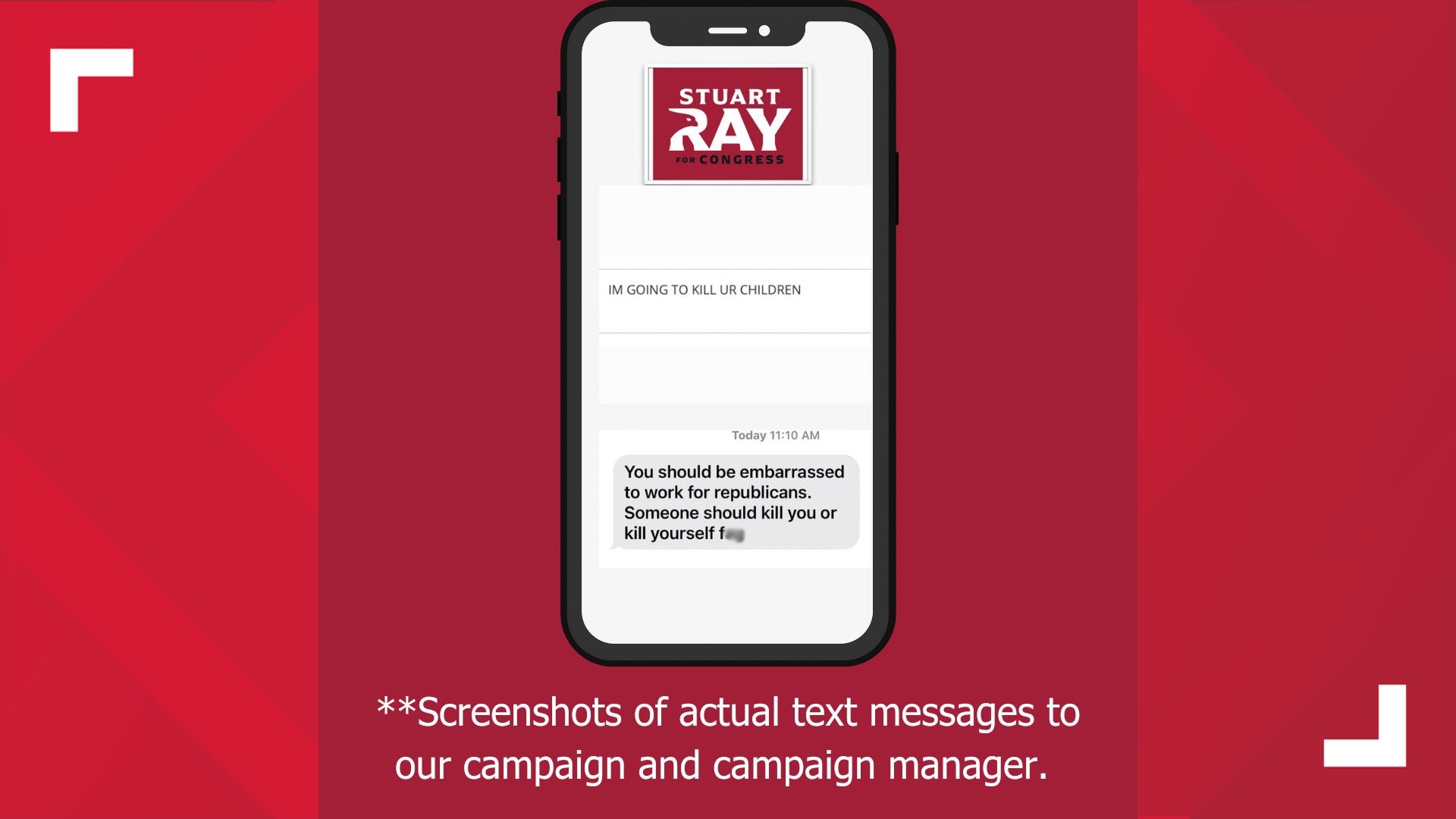 Police investigate threats to Stuart Ray family, campaign manager ...