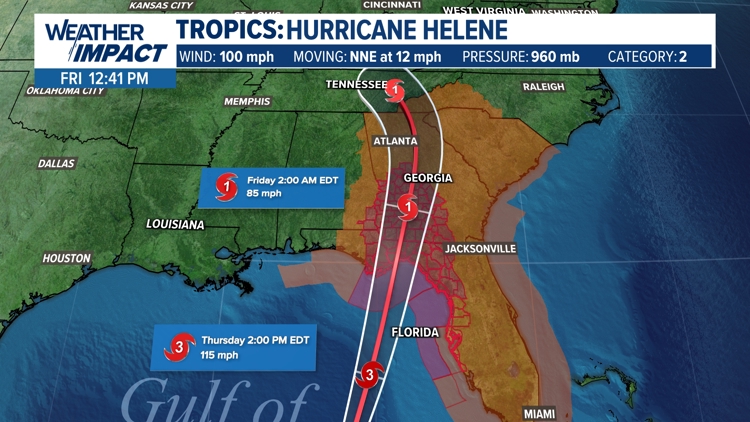 Hurricane Helene to make landfall soon, later impact Kentucky | whas11.com