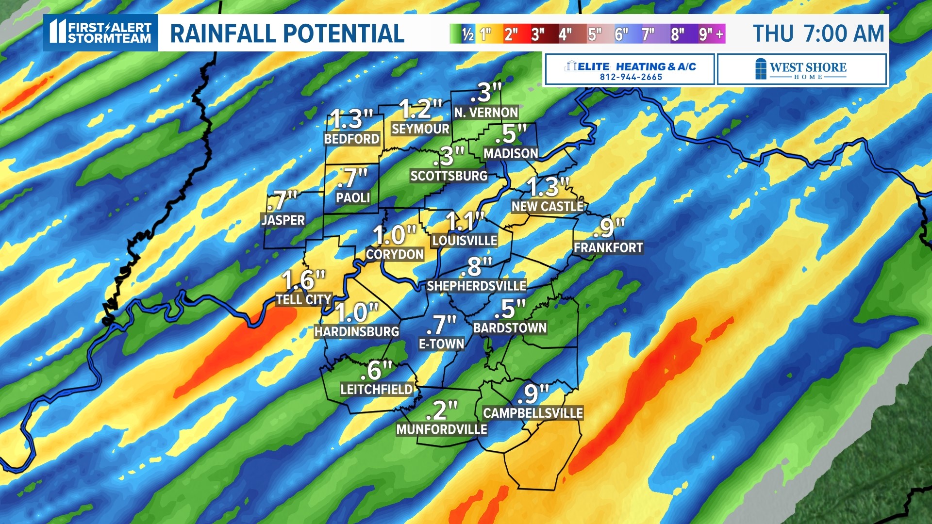 Louisville severe weather; Kentucky, southern Indiana storms | whas11.com