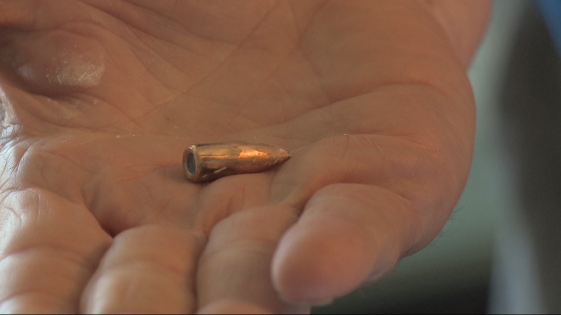 Henry County couple spooked after stray bullet hits house | whas11.com