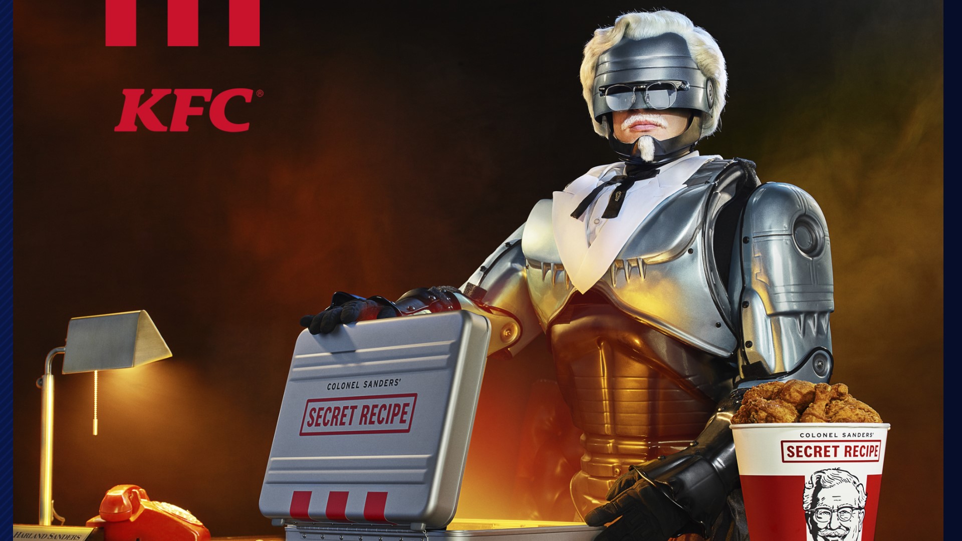 KFC selects Robocop as newest colonel to protect secret recipe of 11 ...