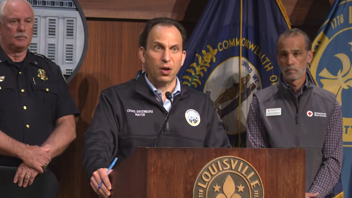 Louisville mayor gives updates on injuries, damage, power outages ...