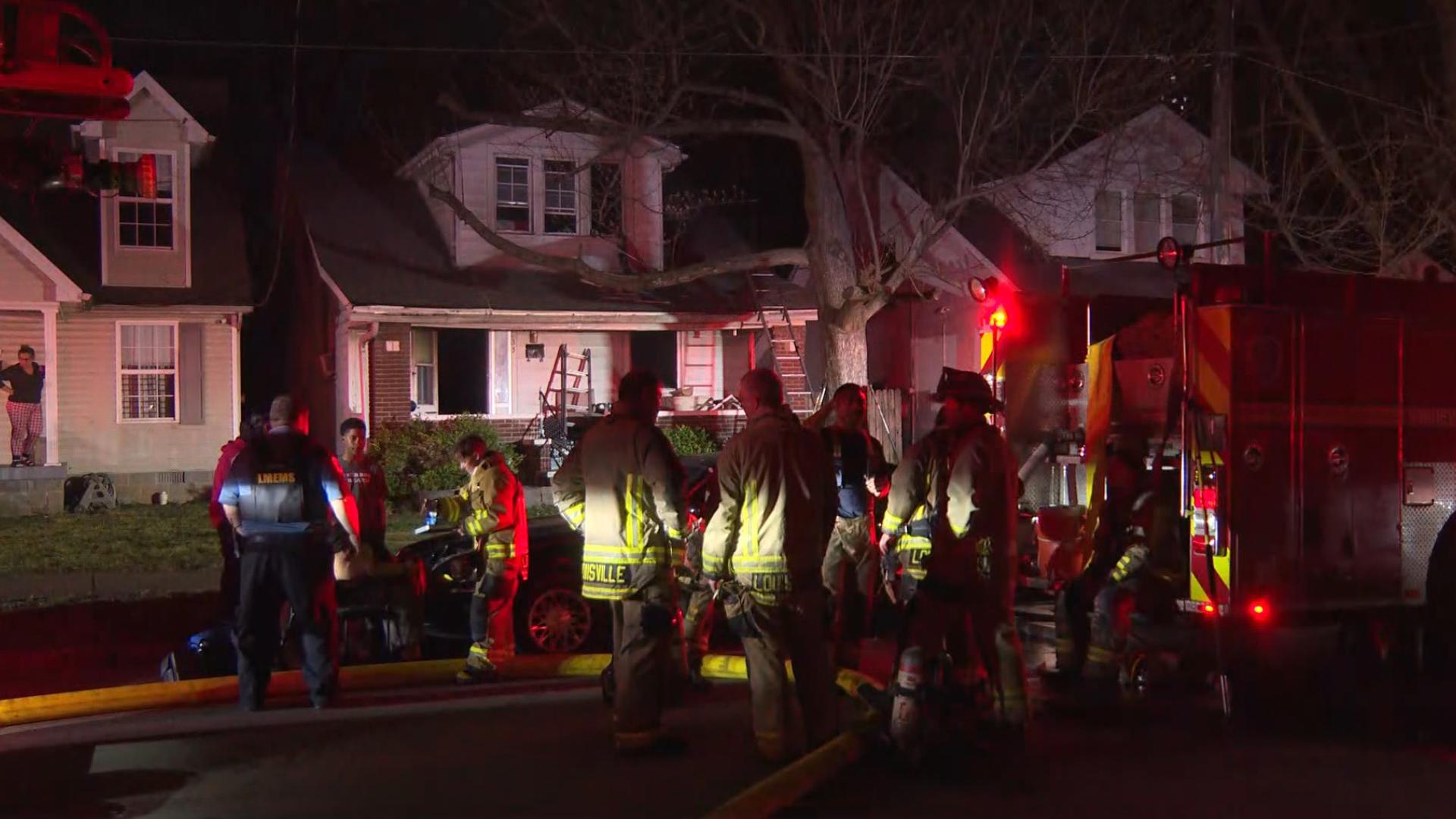 Officials: 3 injured in Louisville house fire after jumping off second ...