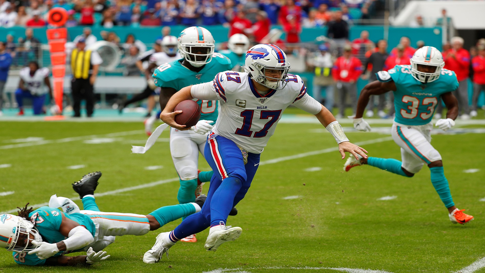 Josh Allen throws 3 TD passes to help Bills beat Miami 37-20 | whas11.com