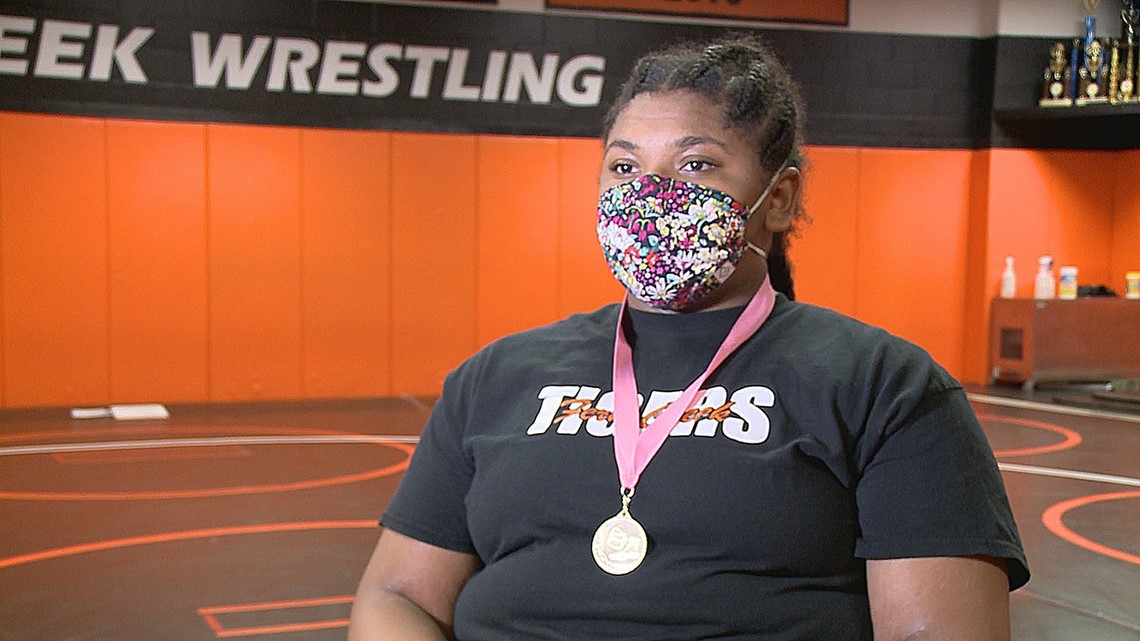 Gabby Wilson becomes first female wrestling champ at Fern Creek ...