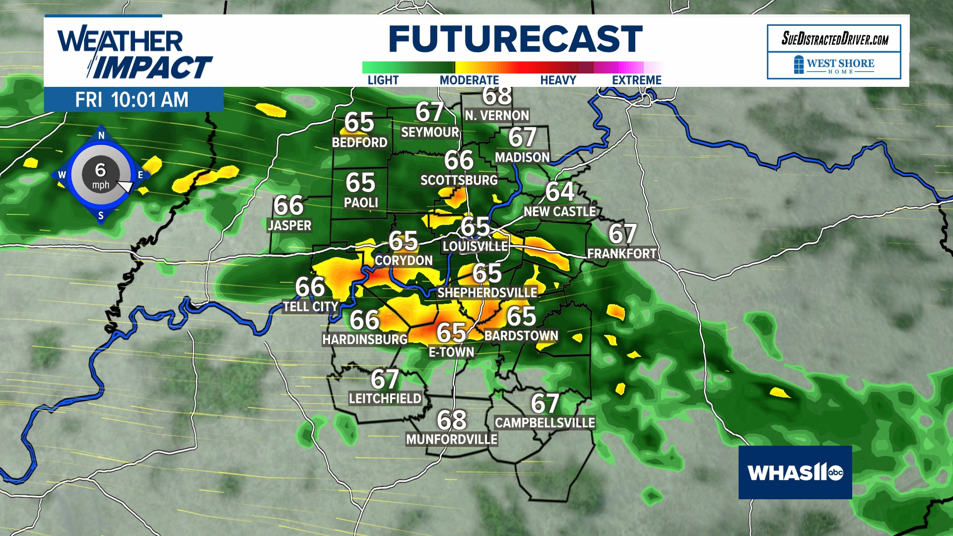 Hurricane Francine remnants move in Kentucky, Indiana on Friday ...