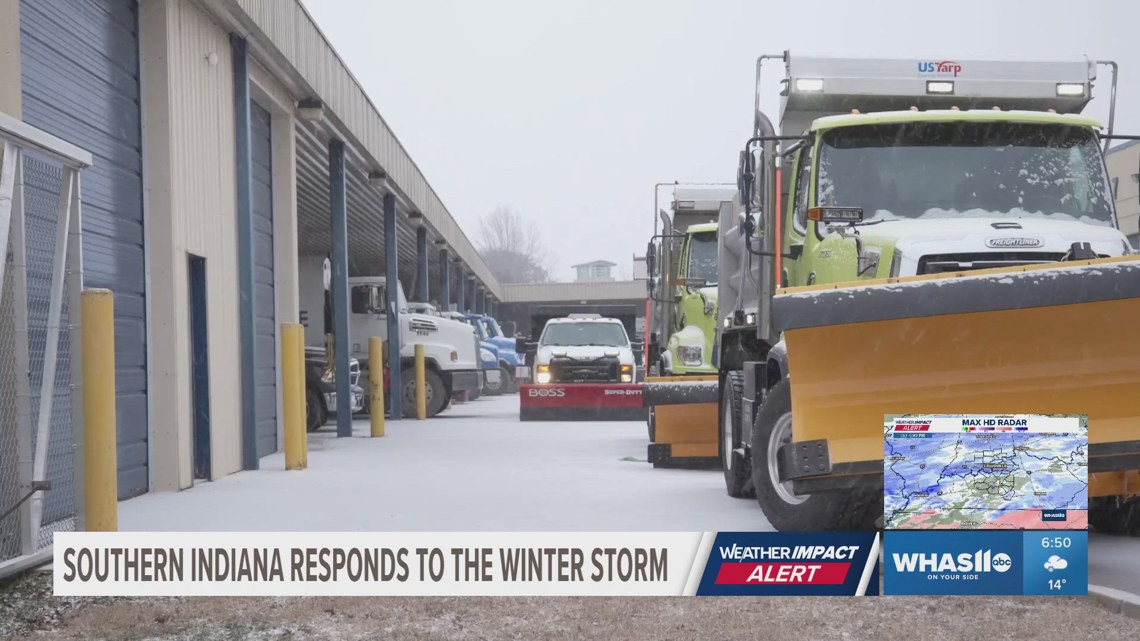 Southern Indiana snow plows working around the clock to keep roads ...