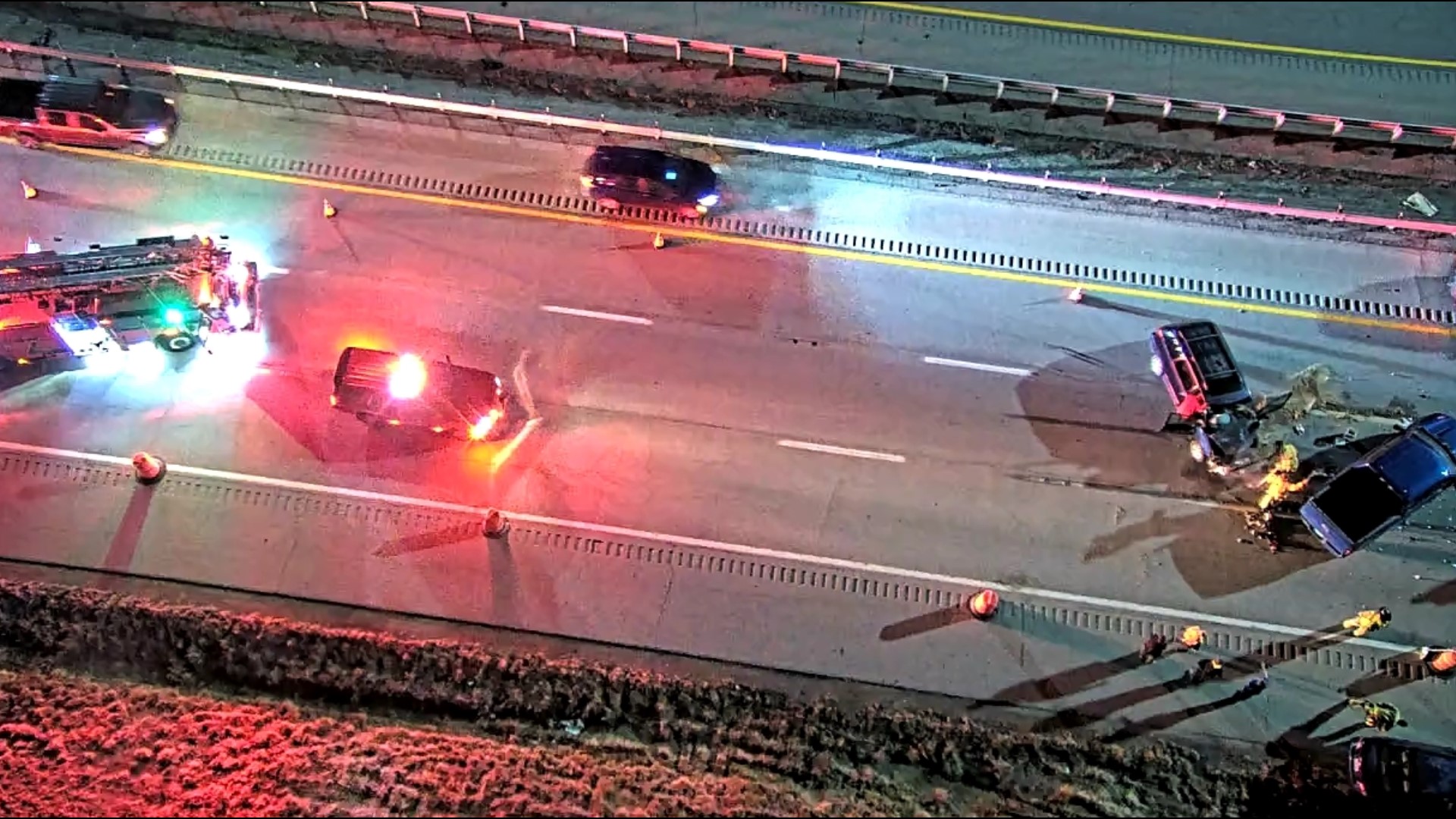 All I 64 West Lanes Shut Down After Louisville Crash Wednesday