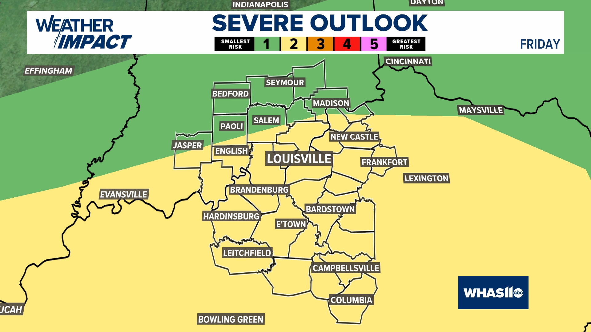 When will Kentucky and Indiana be hit by storms on Friday? Latest ...