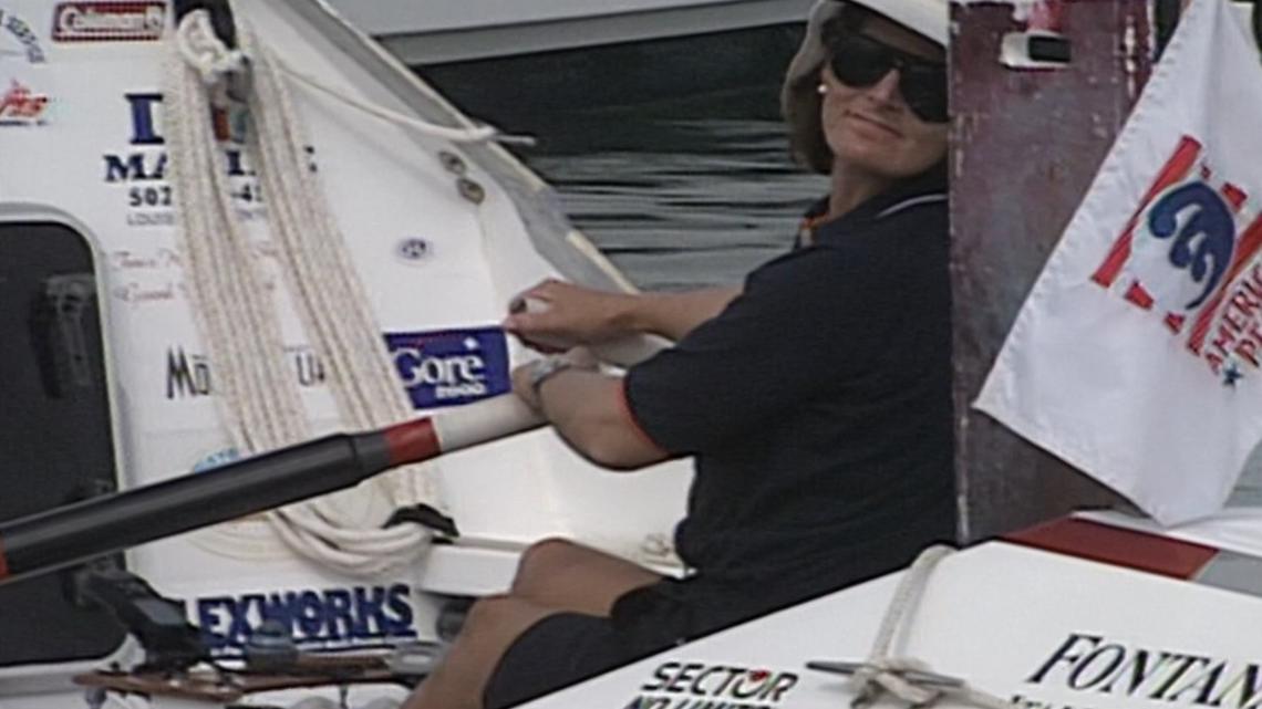 Woman's rowboat used in historic trip across Atlantic remains at ...