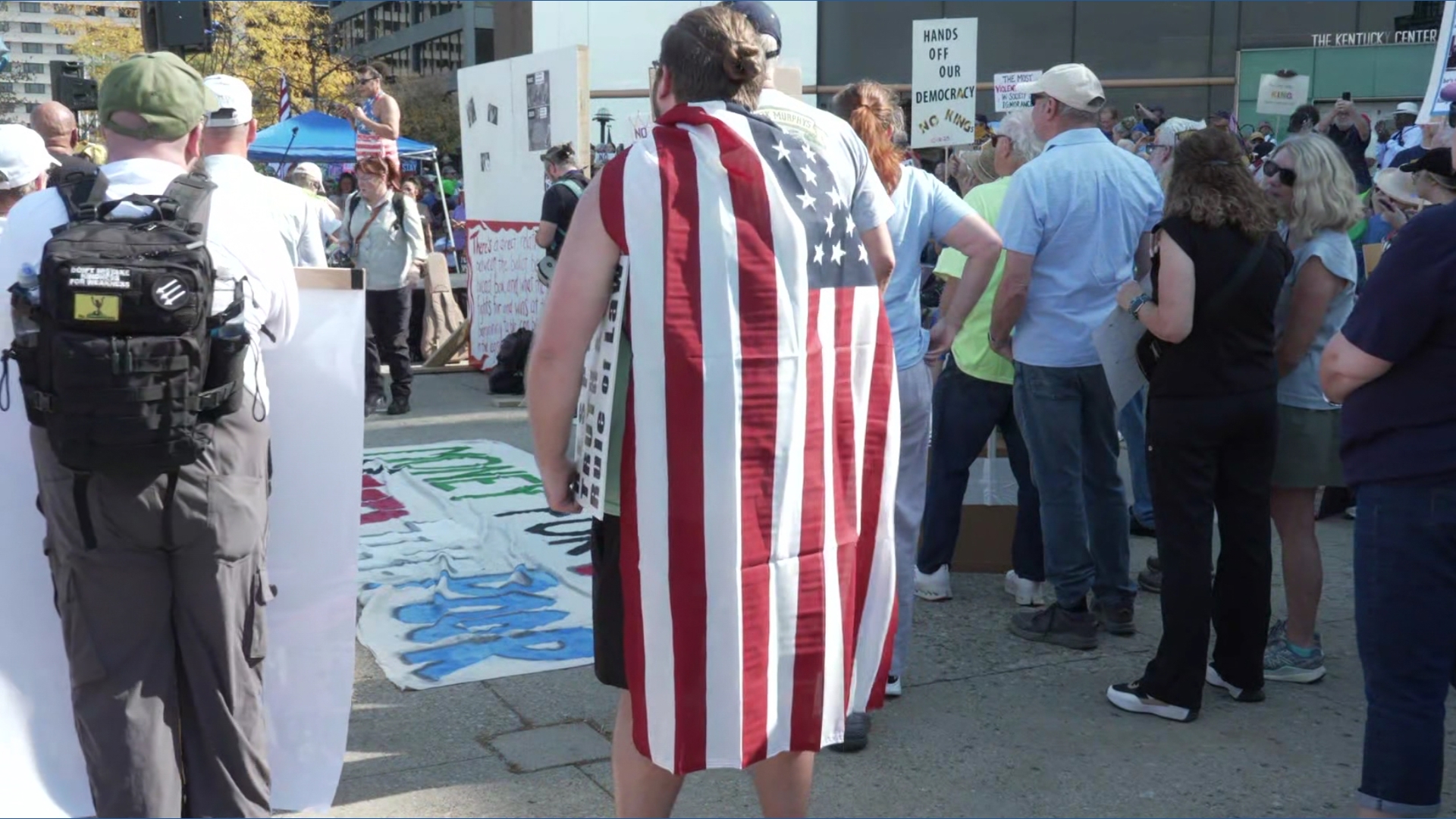 Activists gather in Louisville for ‘No Kings’ protest against Trump ...