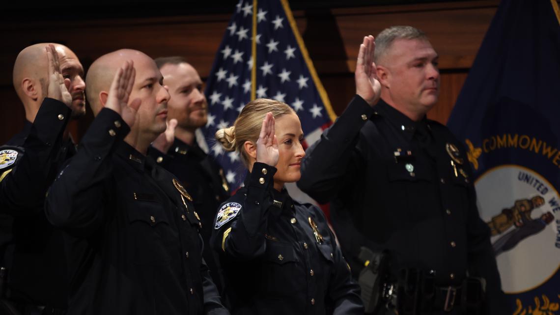 PHOTOS: Louisville officials honor Metro Police officers' promotions ...